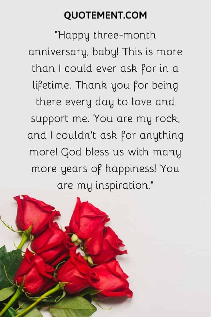 100 Best Happy 3 Month Anniversary Wishes & Quotes