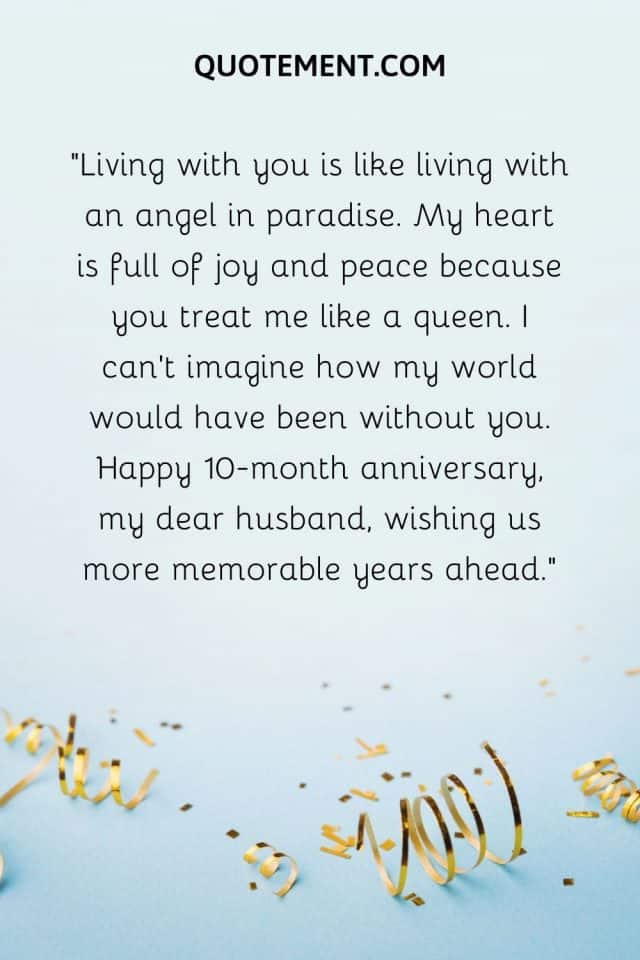100 Sweetest Happy 10 Month Anniversary Wishes & Messages