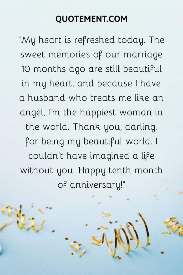 100 Sweetest Happy 10 Month Anniversary Wishes & Messages