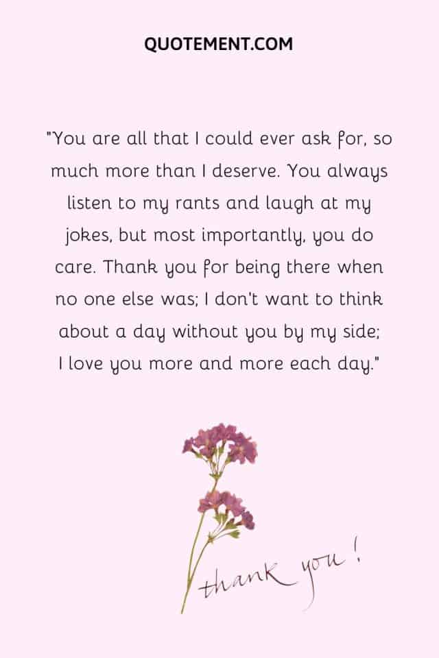 Thank You For Caring: 120 Beautiful Ways To Say Thank You