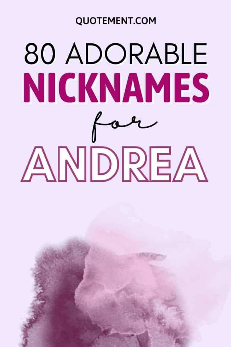 80 Super Cute Nicknames For Andrea That Work Wonderfully