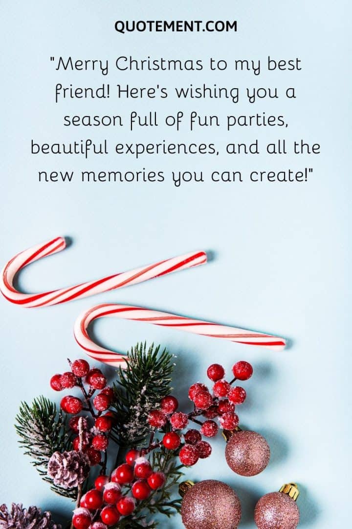 110 Cheering Merry Christmas Wishes For Best Friend