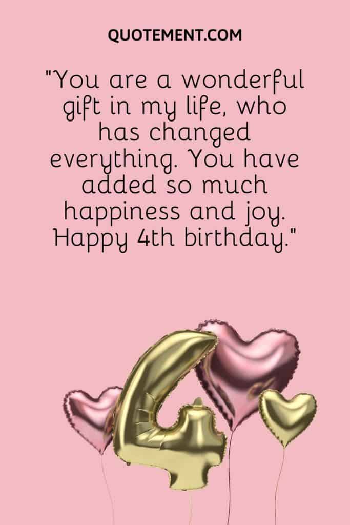 150 Most Adorable Happy 4th Birthday Wishes & Messages