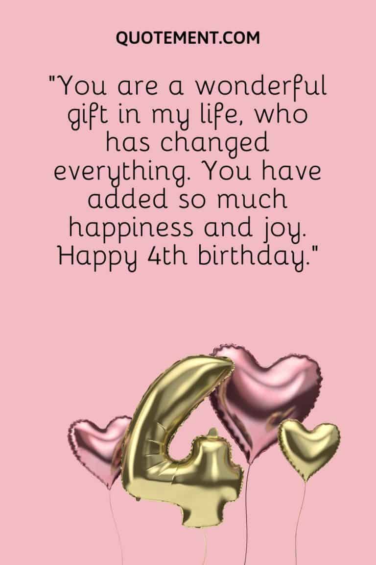 150 Most Adorable Happy 4th Birthday Wishes & Messages