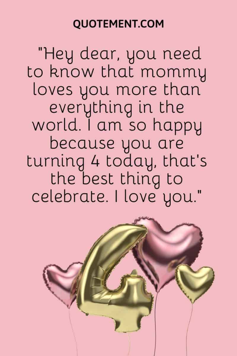 150 Most Adorable Happy 4th Birthday Wishes & Messages