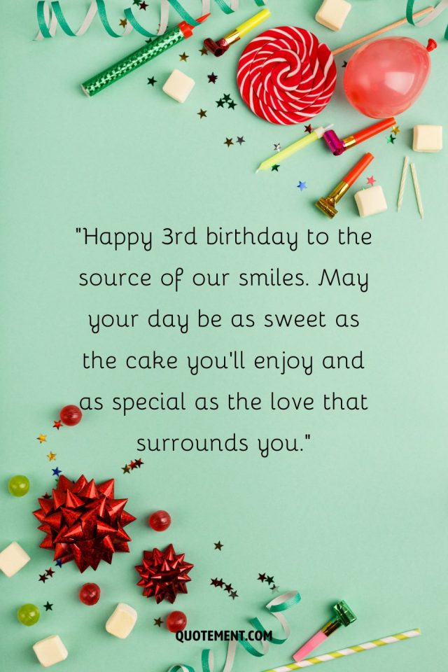 70 Cutest Happy 3rd Birthday Wishes For Your Little Star