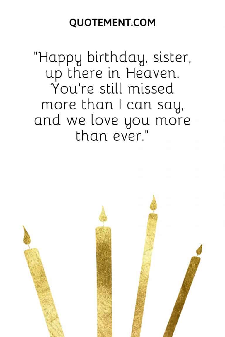 90 Happy Birthday In Heaven Sister Wishes For Your Angel