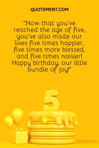 100 Happy 5th Birthday Wishes & Messages For Little Ones
