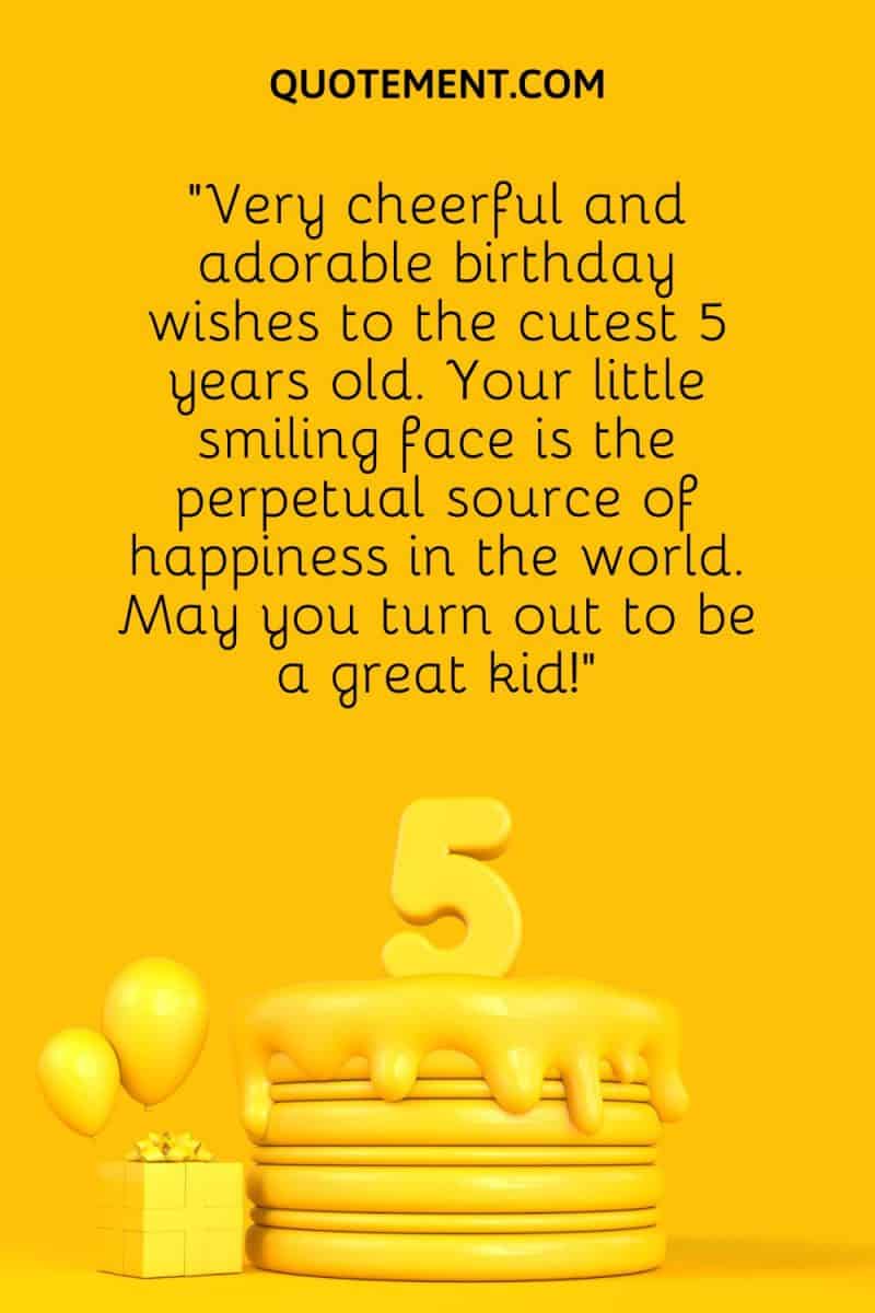 100 Happy 5th Birthday Wishes Messages For Little Ones