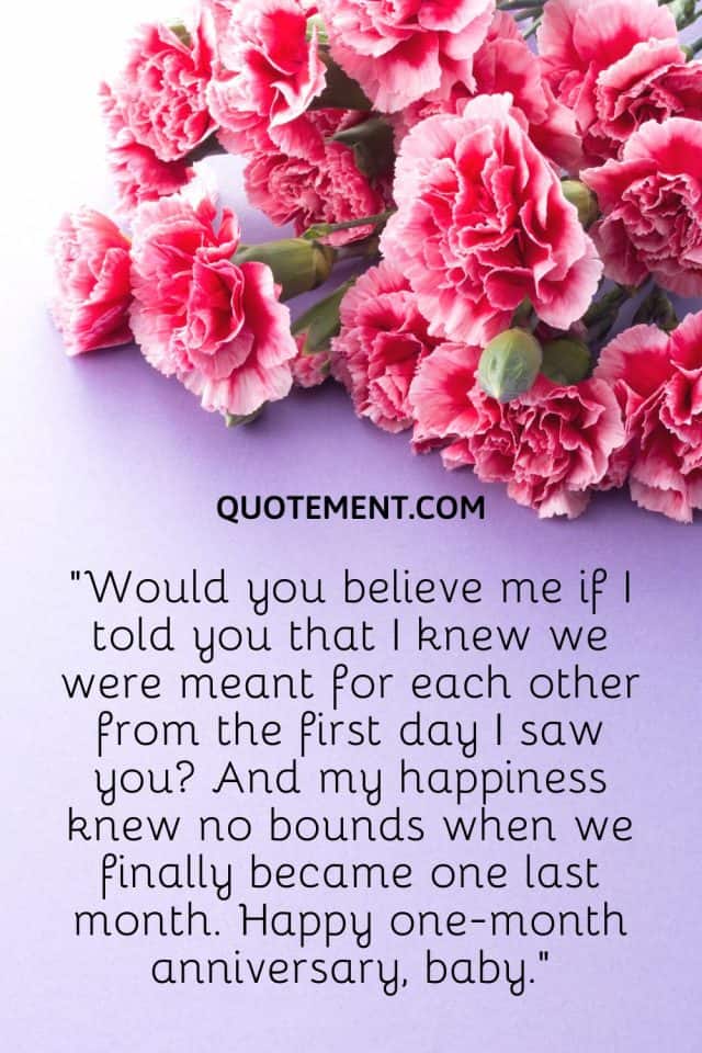 110 Best Happy One Month Anniversary Wishes & Messages
