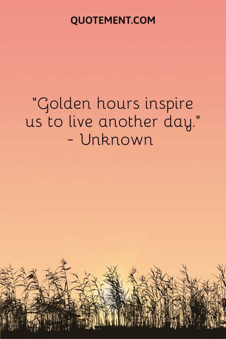 120 Golden Hour Quotes About The Magical Time Of The Day
