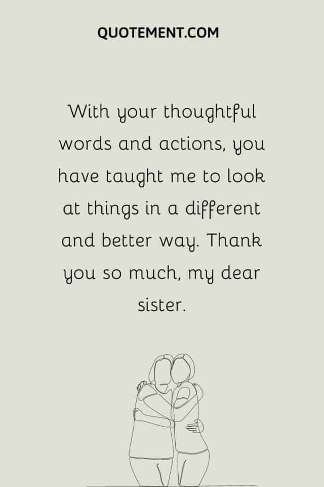 80 Thoughtful Thank You Sister Messages From The Heart