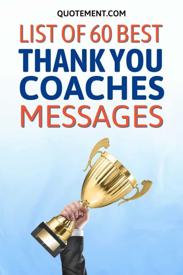 Top 60 Thank You Coaches Messages To Show Appreciation