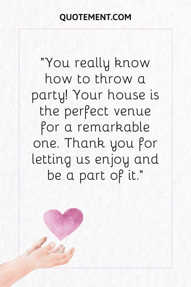 100 Unique Ways To Say Thank You For Your Hospitality
