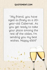 120 Ways To Say Happy 65th Birthday To Friends & Family