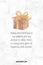 90 Loving Ways To Wish Somebody A Happy 44th Birthday