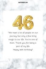 120 Happy 46th Birthday Wishes For Your Special People