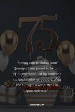 140 Happy 75th Birthday Wishes Honoring A Life Well-Lived