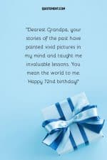 110 Unique & Heartfelt Wishes For A Happy 72nd Birthday