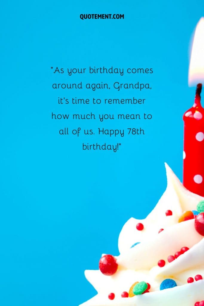 List Of 80 Heart Touching Happy 78th Birthday Wishes