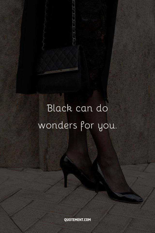 220 Best Black Outfit Captions For Instagram And Other Socials
