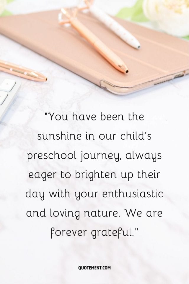 90 Heartfelt Thank You Teacher Messages From Parents