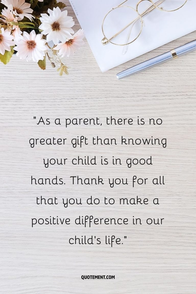 90 Heartfelt Thank You Teacher Messages From Parents