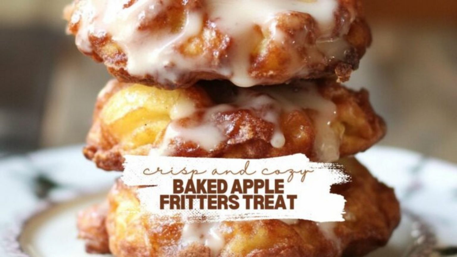 Crisp and Cozy Baked Apple Fritters Treat