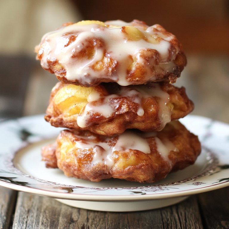 Crisp and Cozy Baked Apple Fritters Treat